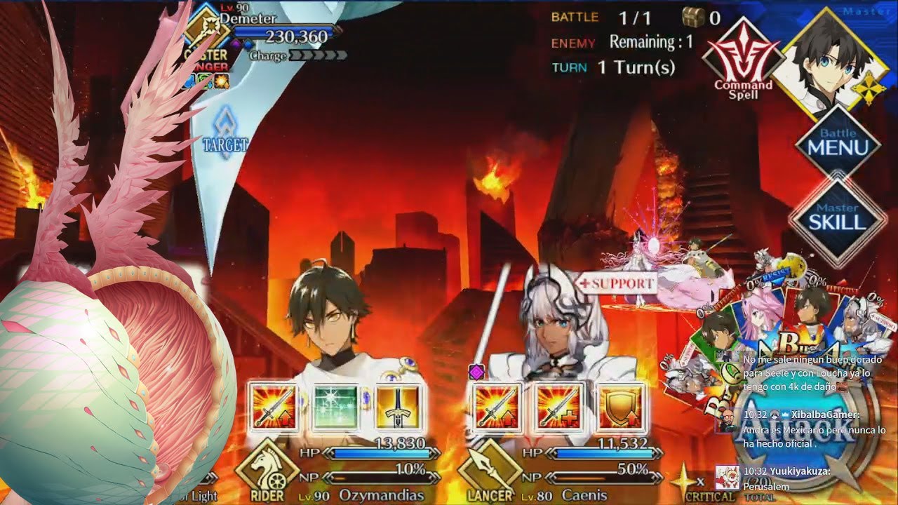 VS DEMETER - MEMORIAL QUESTS (STREAM HIGHLIGHTS) | FATE/GRAND ORDER NA ...