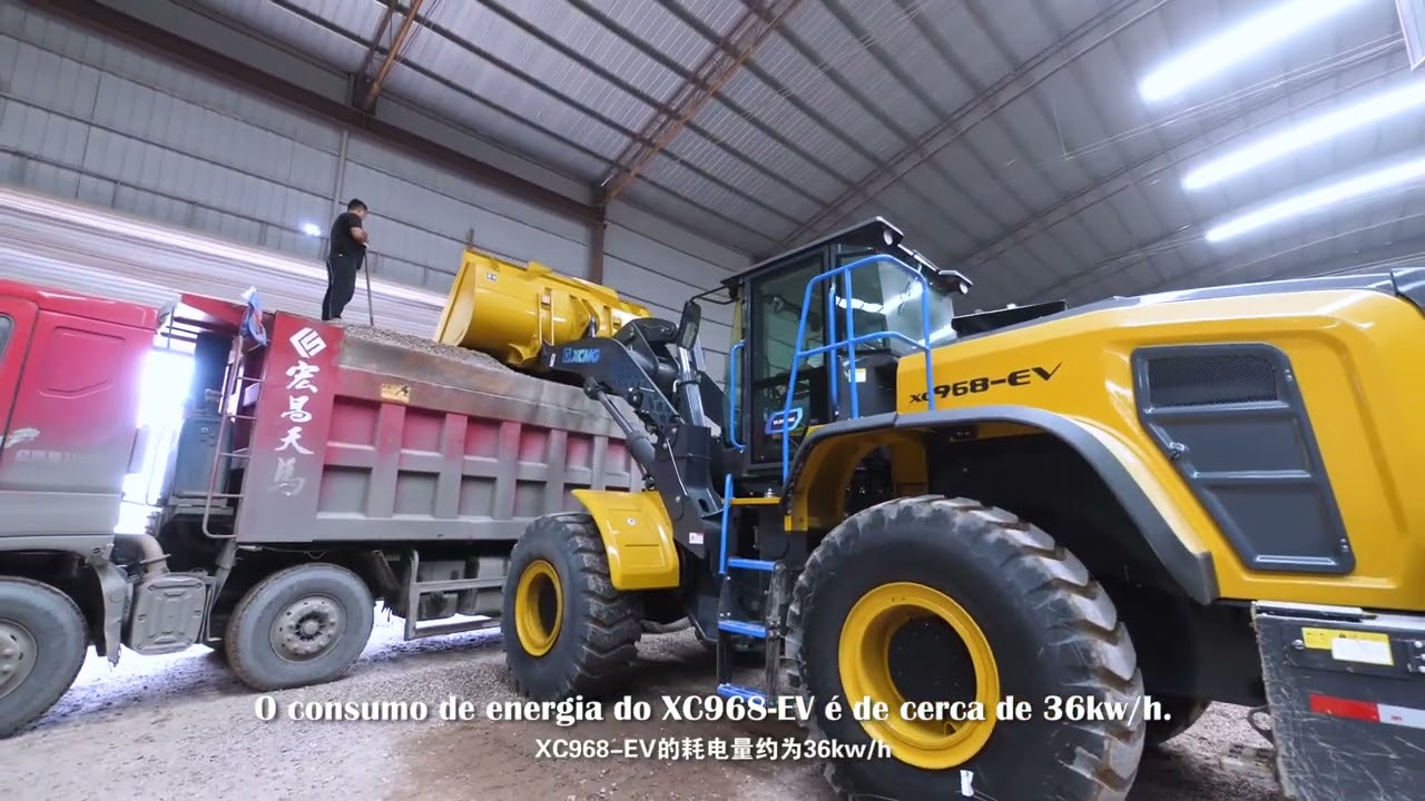 XCMG 6 Ton Electric Payloader XC968-EV Walk Around - YouTube