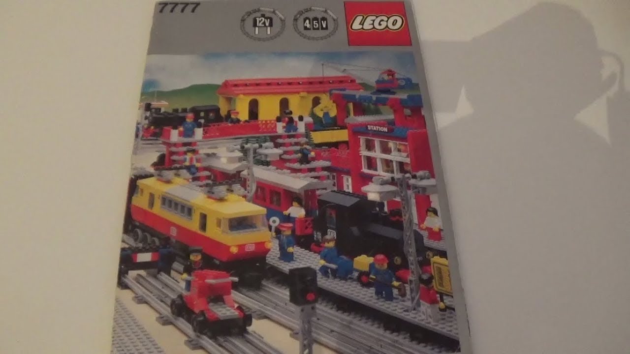 Iconic Lego Vintage 7777 Train Idea Book From 1980...Review! - YouTube