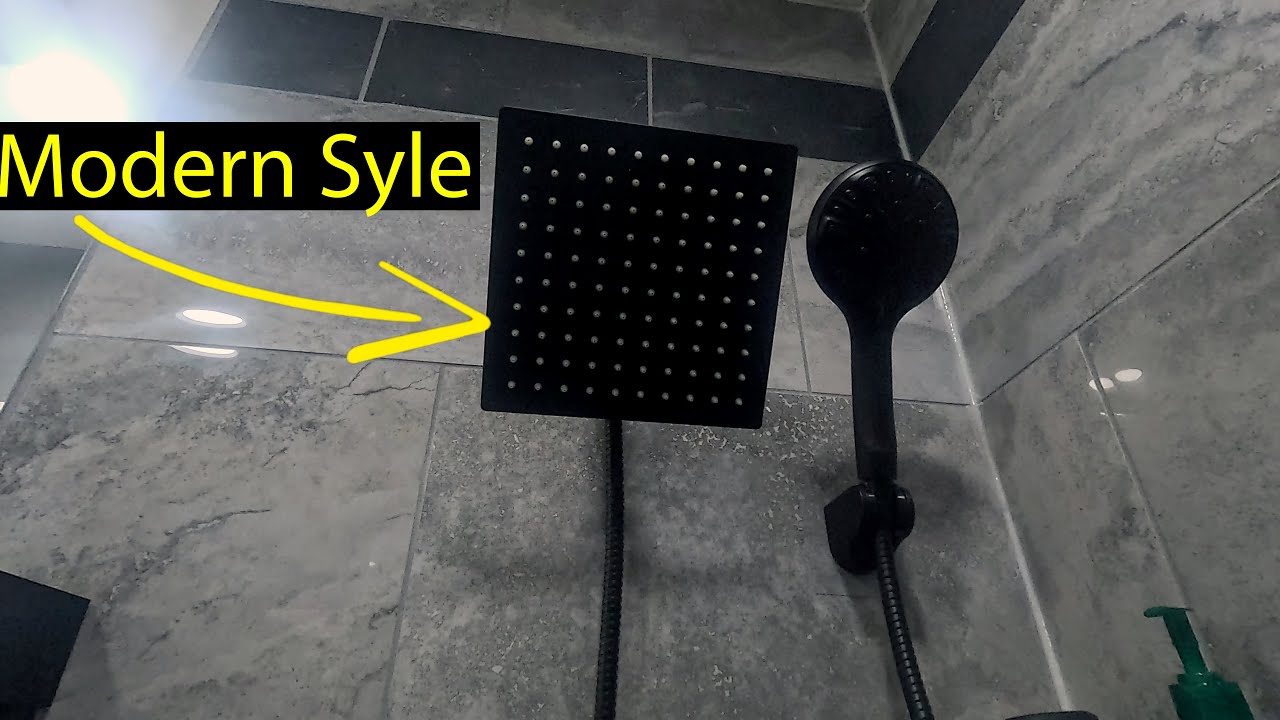 shower head install DIY - YouTube