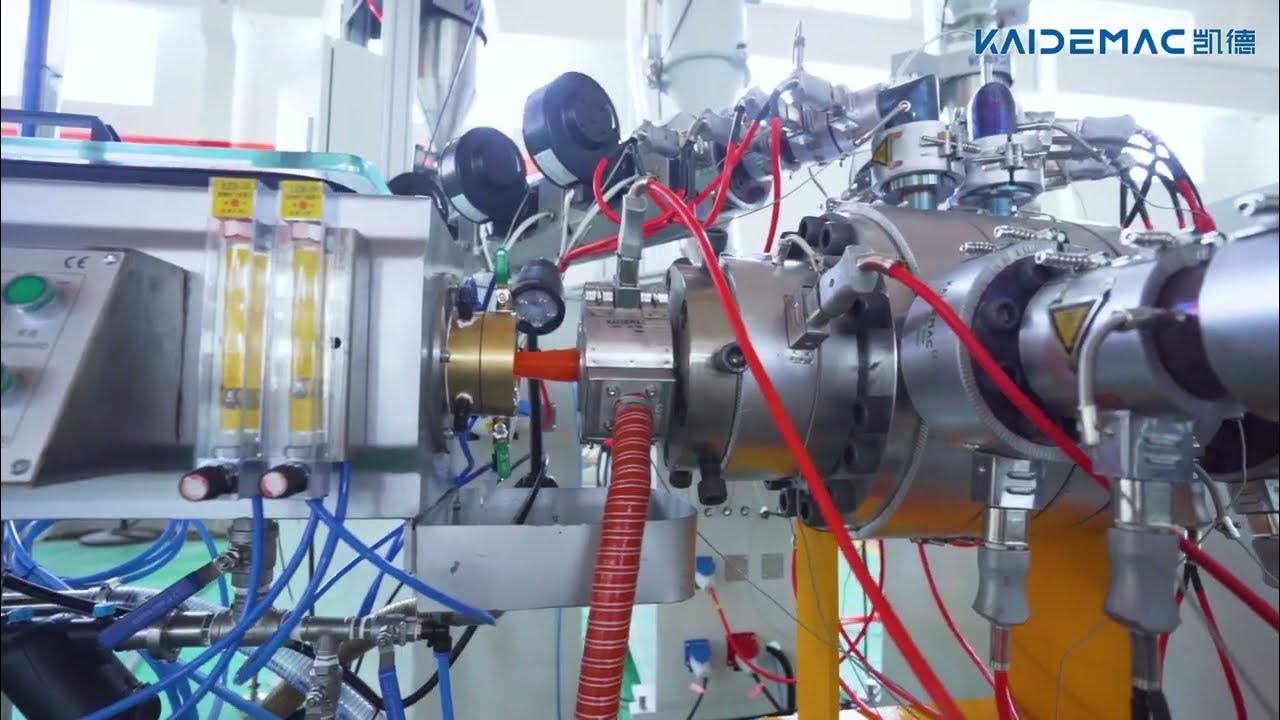 High Speed Five Layers PERT/EVOH Pipe Production Line (whatsapp0086-13705369780) - YouTube