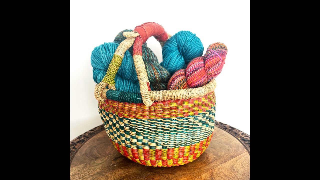 Shaping Your Project Basket | How to Shape Your Bolga Basket - YouTube
