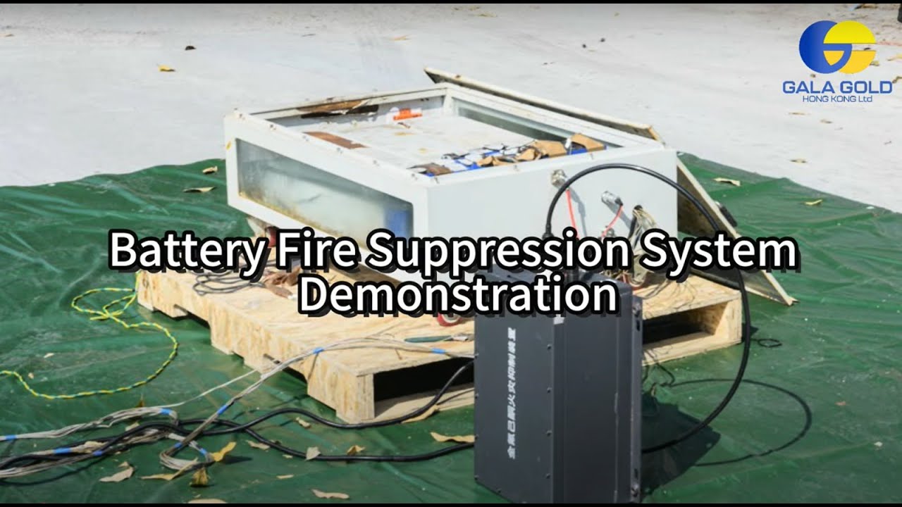 Battery Fire Suppression System Demonstration - YouTube