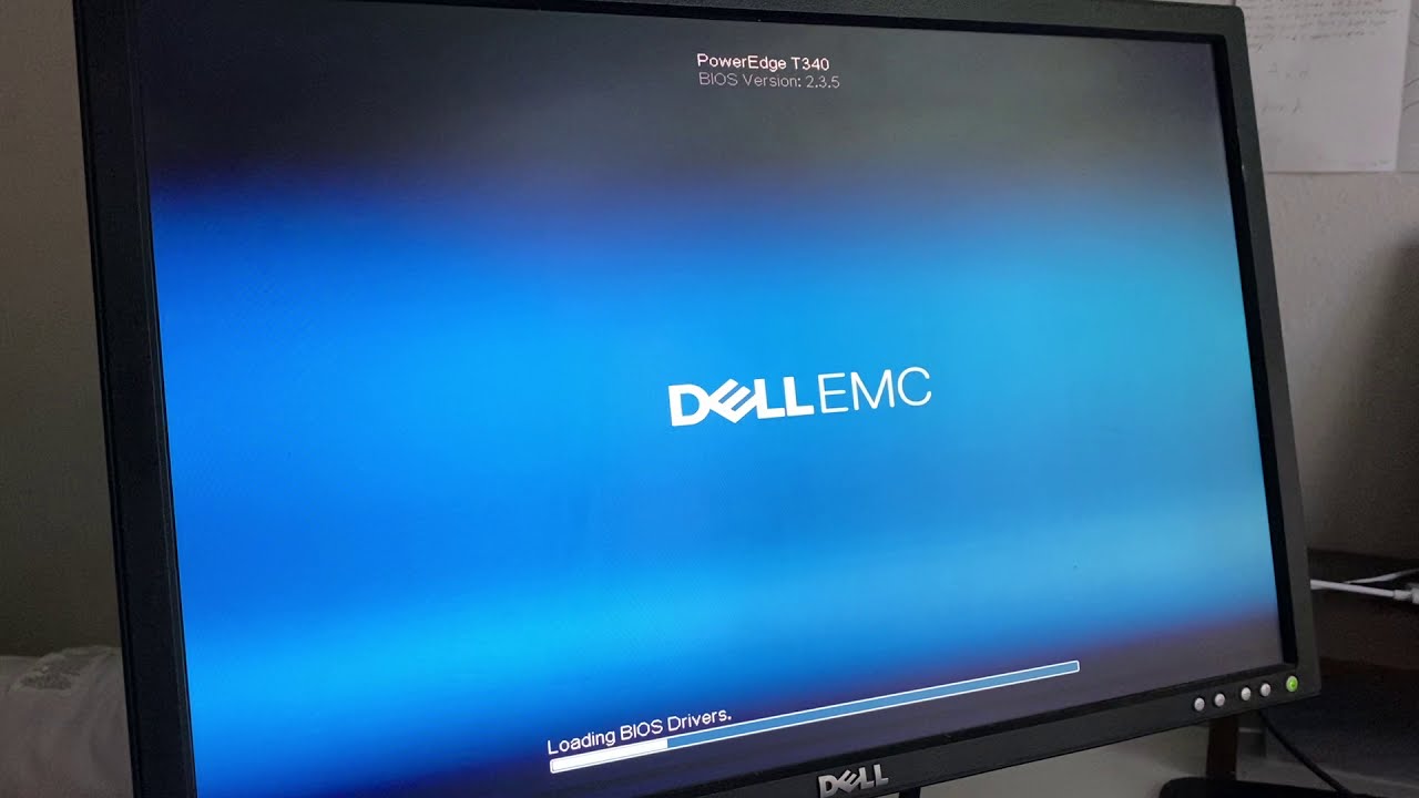 Dell PowerEdge T340 반복적인 리부팅 Reboot Repeat Error - YouTube