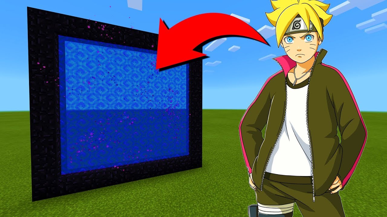 How To Make A Portal To The Boruto Dimension in Minecraft! - YouTube