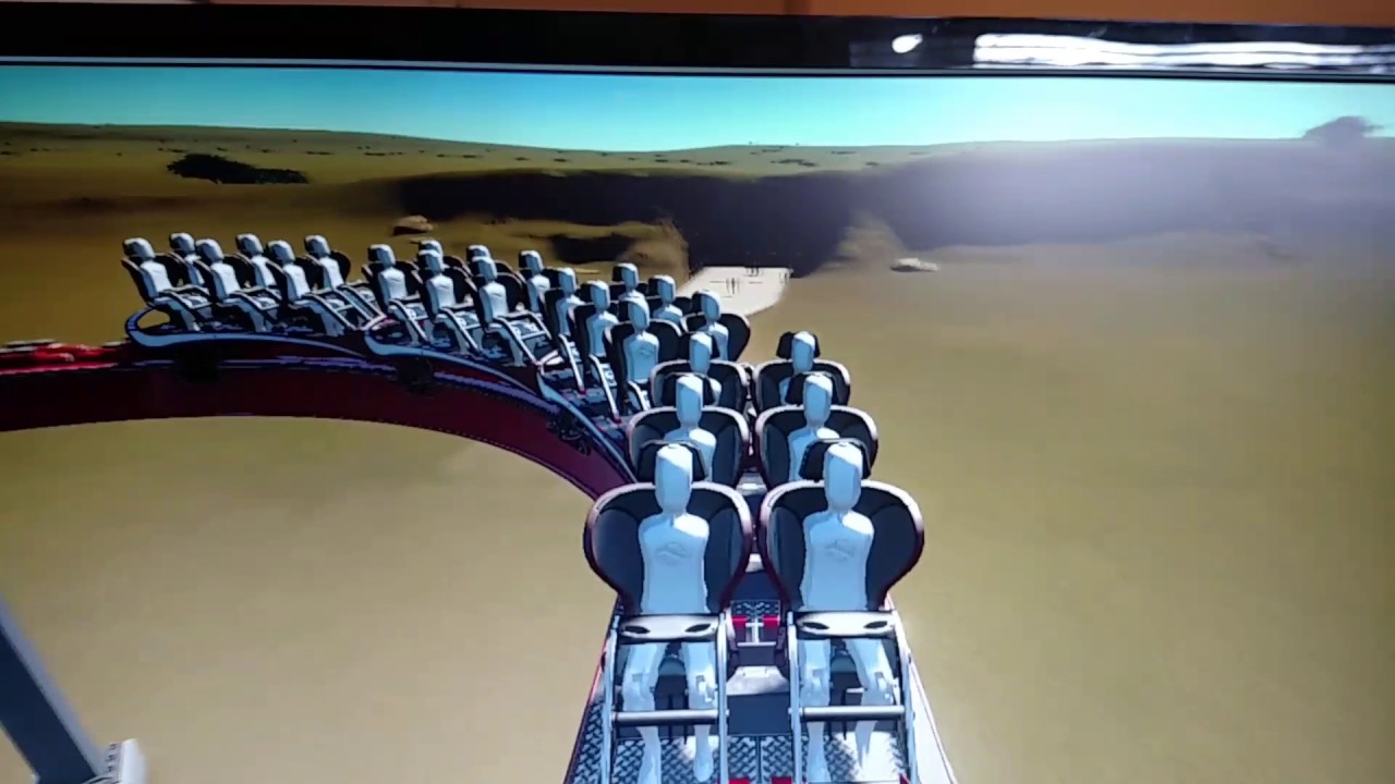 Serpent RMC TRex hyper coaster for Kentucky Kingdom - YouTube