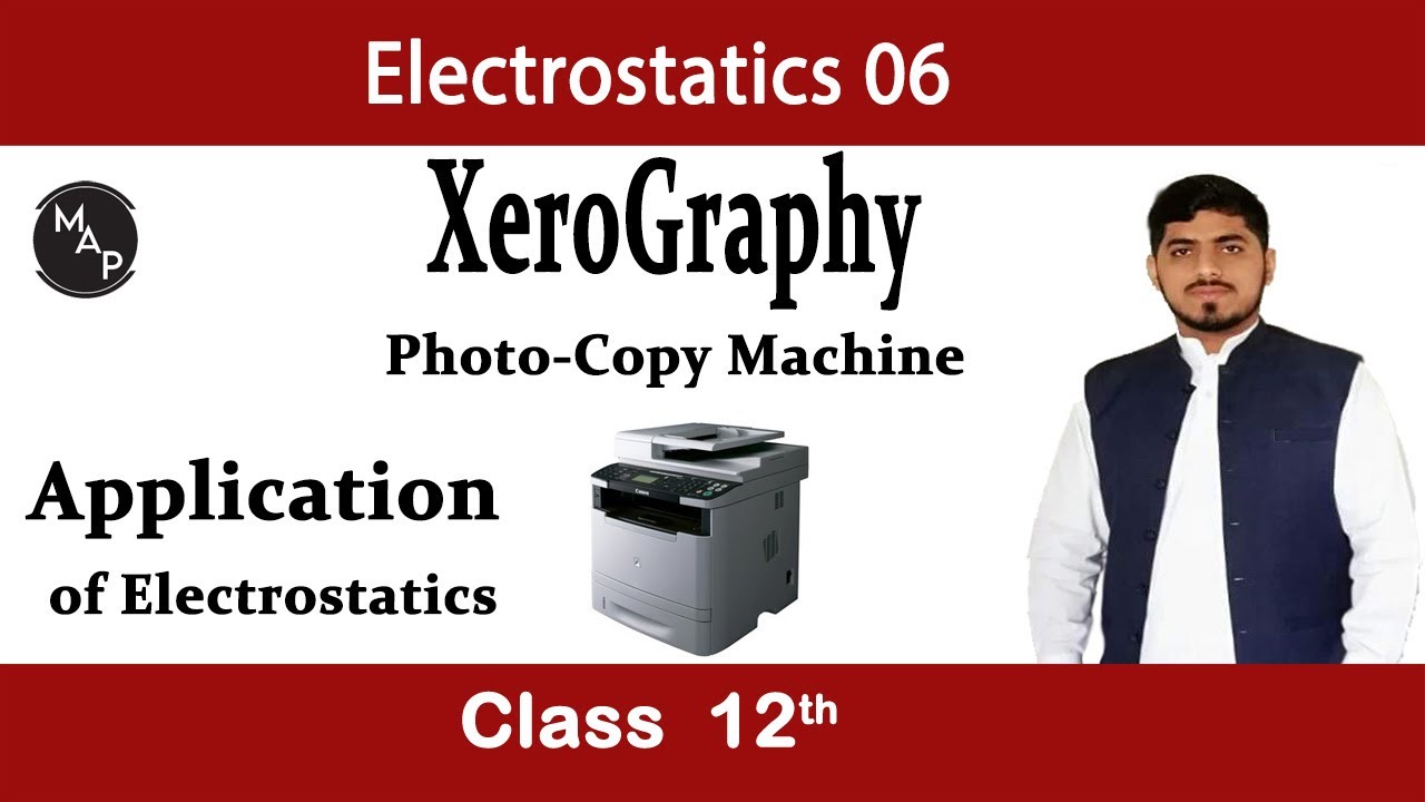XEROGRAPHY (Photo Copy Machine in Urdu FSC physics Book 2 Chapter 12 ...