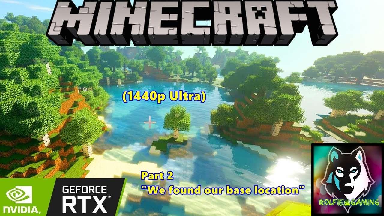 Minecraft Survival Series (Ray Tracing SHADERS!!!!) Part 2 “Setting up ...