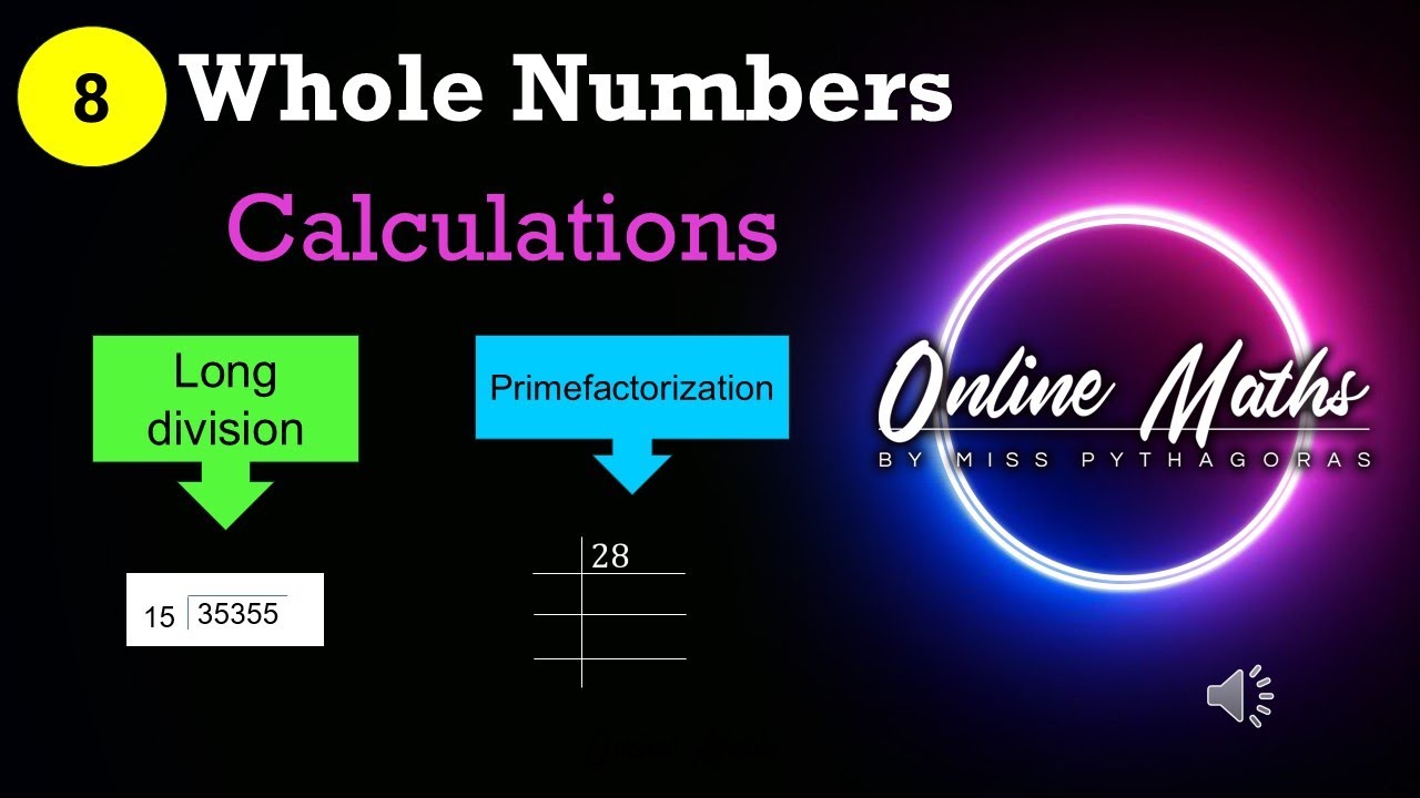 Grade 8 Whole Numbers Lesson 2 Calculations, Multiplication, Long ...
