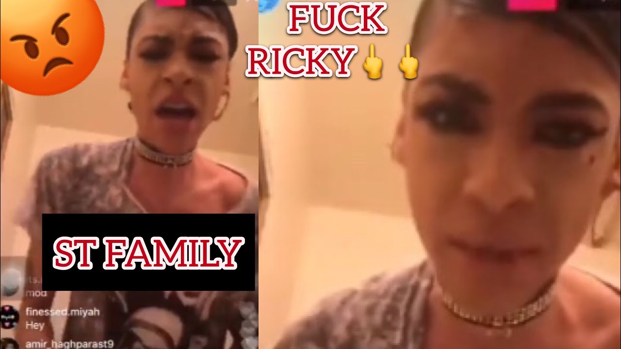 Bambi GOES OFF on Ricky On Ig Live 👀 🍵 - YouTube