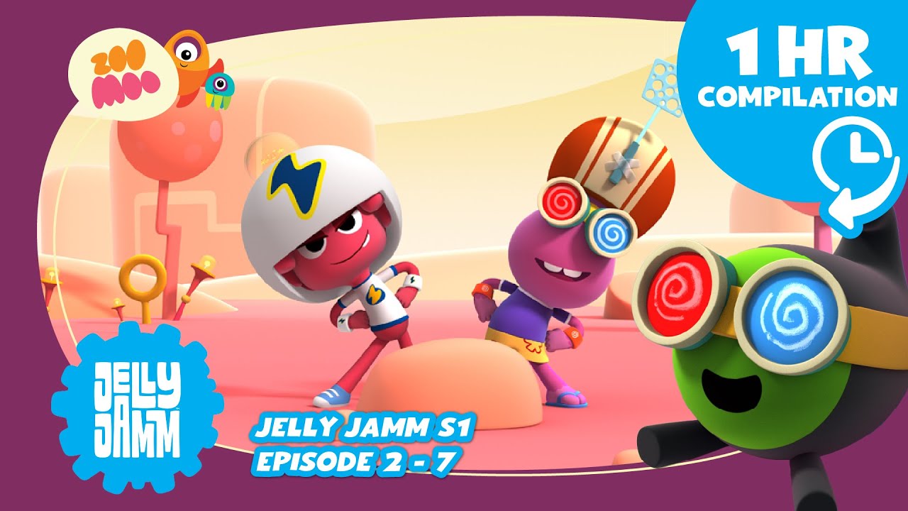 Jelly Jamm - 1 HOUR Compilation Video Season 1 Eps. 2-7 - FULL EPISODES ...