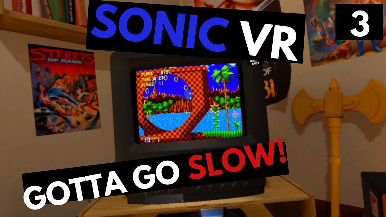 Sega Mega Drive Classics VR - SONIC BUT SPEED IS NOT AN OPTION ...