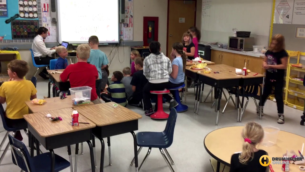 Classroom of the month 1 Grade 3 & 4 Morrin School - YouTube