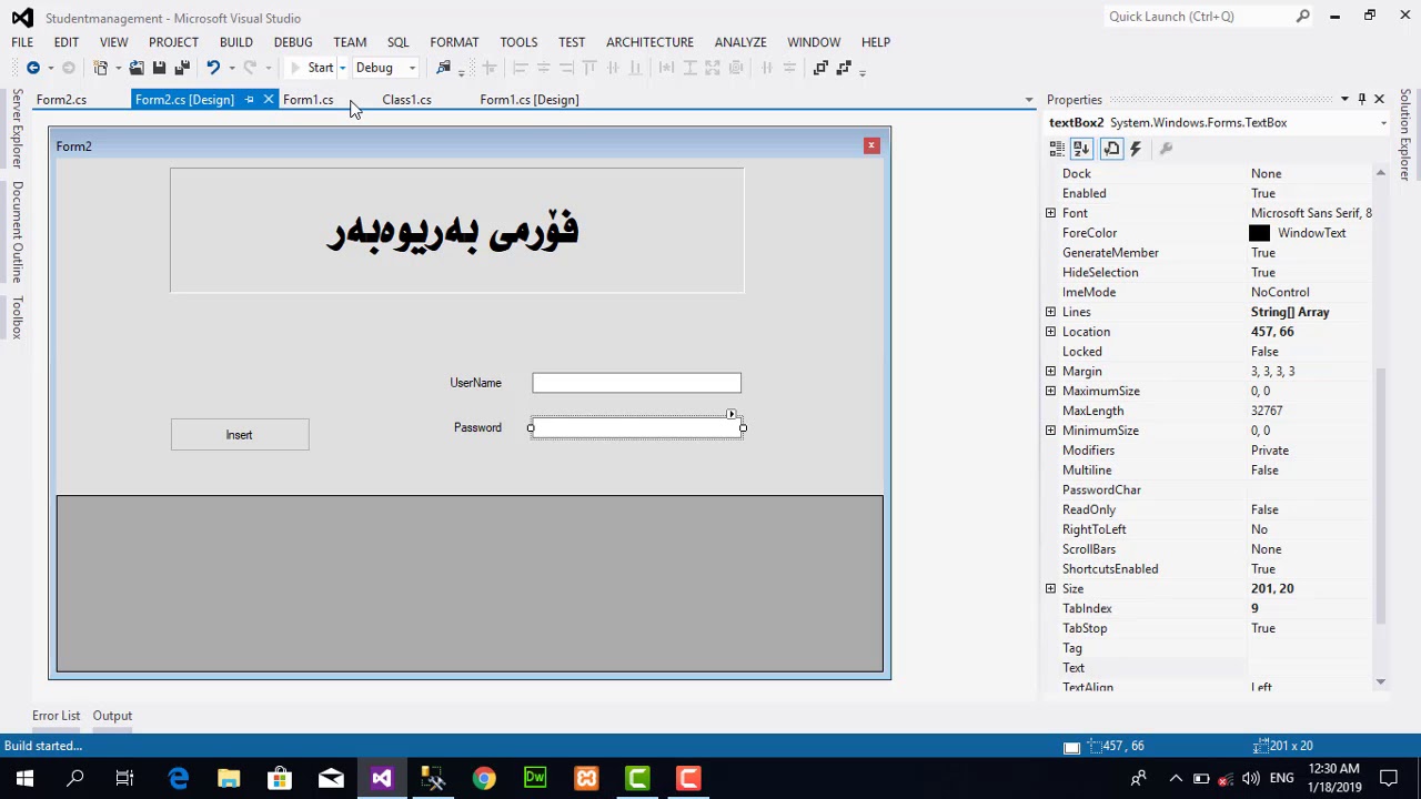 How To Insert Data From Sql With C C Ba Kurdi Youtube 7005