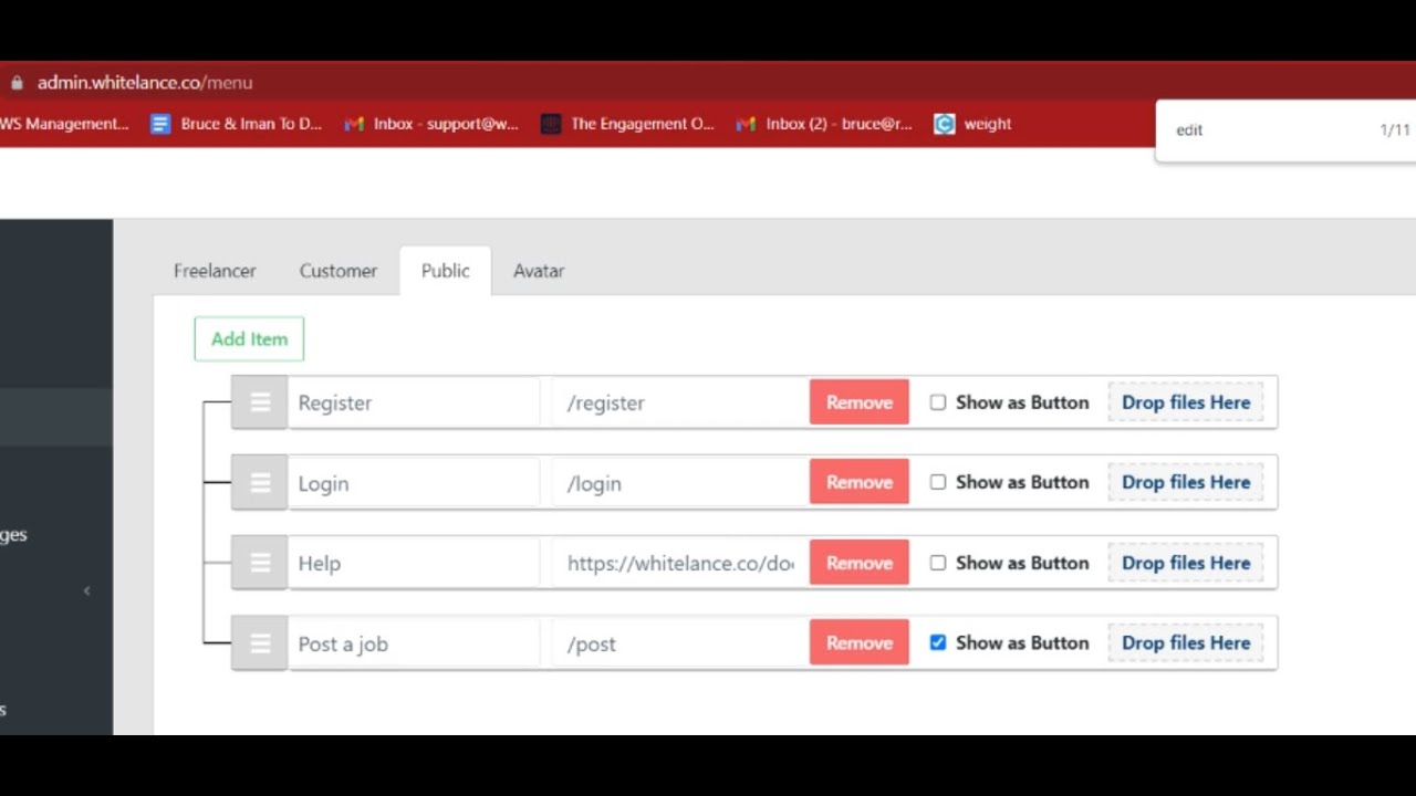 Avatar Dropdown included in 'Edit Menus' feature - YouTube