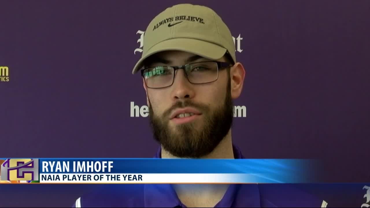 Carroll College's Ryan Imhoff named NAIA player of the year - YouTube
