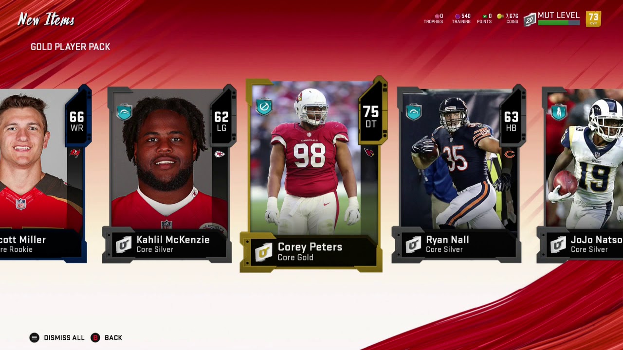 Madden 20' Pack Opening (1st Stack of Packs) - YouTube