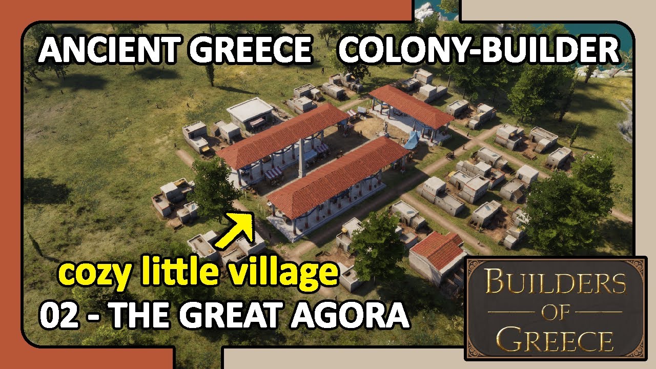 Builders of Greece Gameplay - Day 2 Great Agora - Ancient Greece Colony ...
