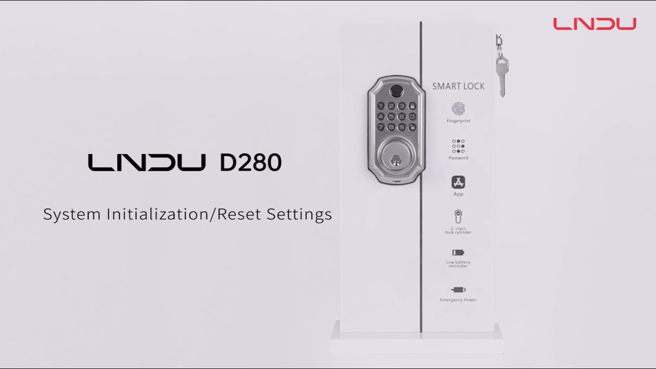 LNDU D280 System Initialization/Reset Settings - YouTube