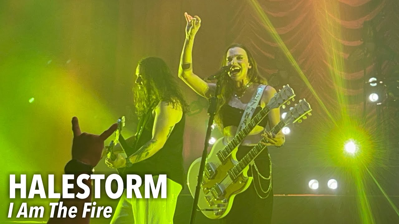 HALESTORM - I Am The Fire - Live @ CWMP - The Woodlands, TX 8/10/24 4K ...