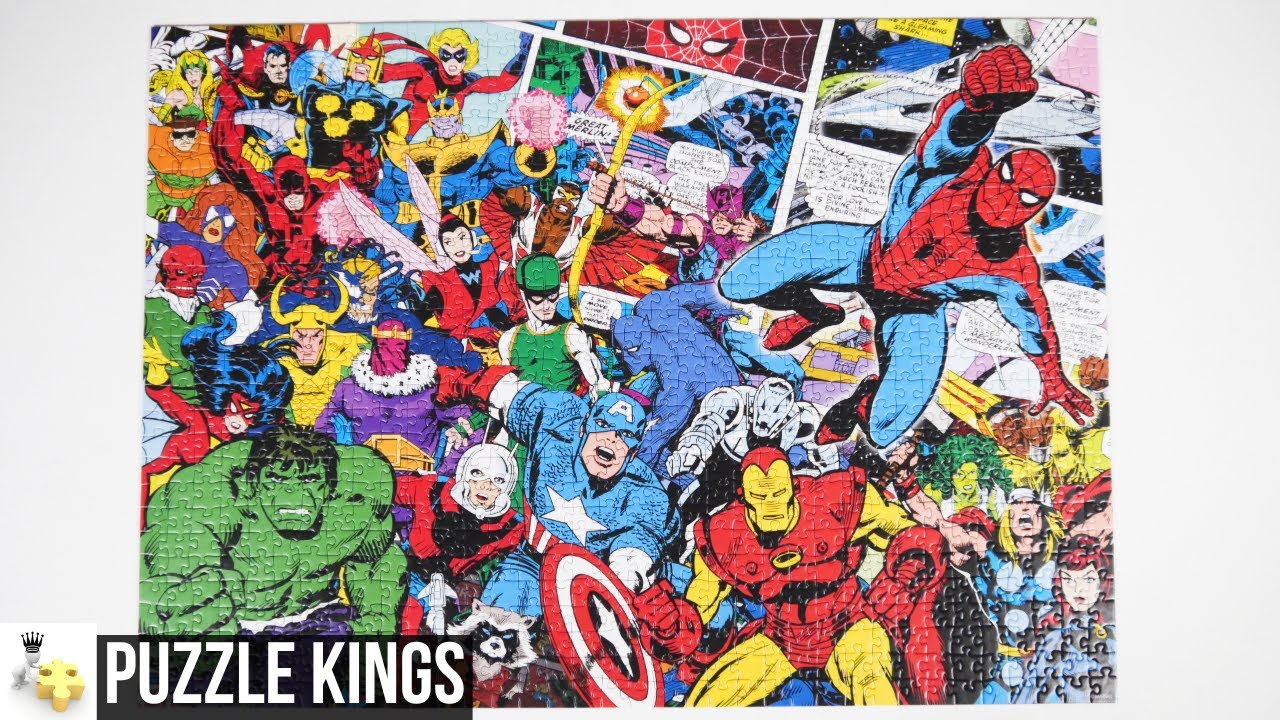 Marvel Challenge Puzzle - Time Lapse | Puzzle Kings - YouTube