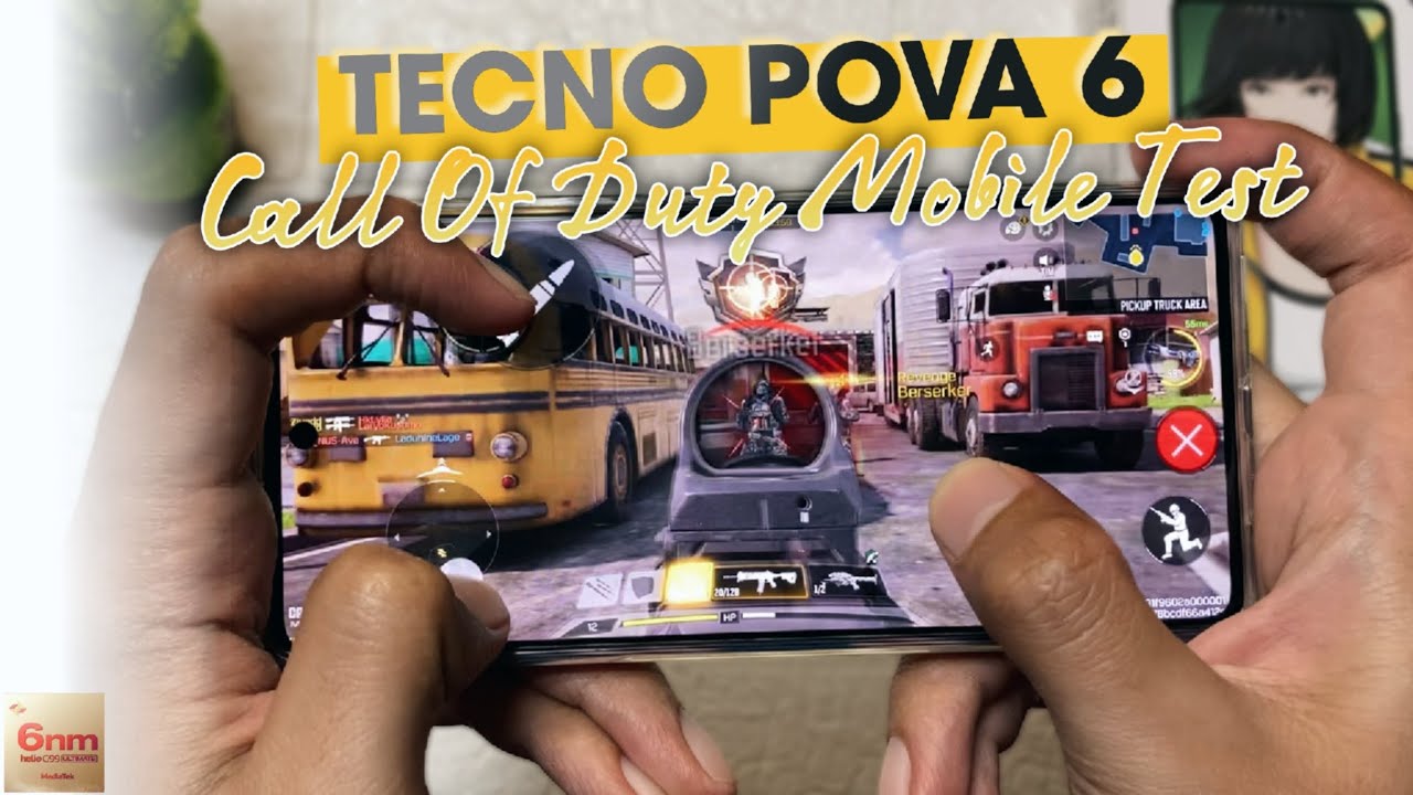 Tecno Pova 6 Mediatek Helio G99 Ultimate Call Of Duty Mobile Gaming ...