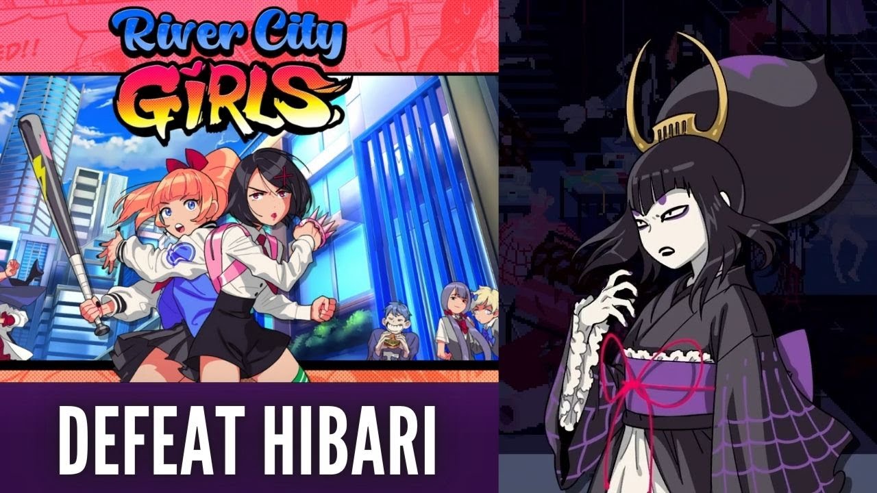 River City Girls - How to defeat HIBARI (3rd boss fight) - YouTube