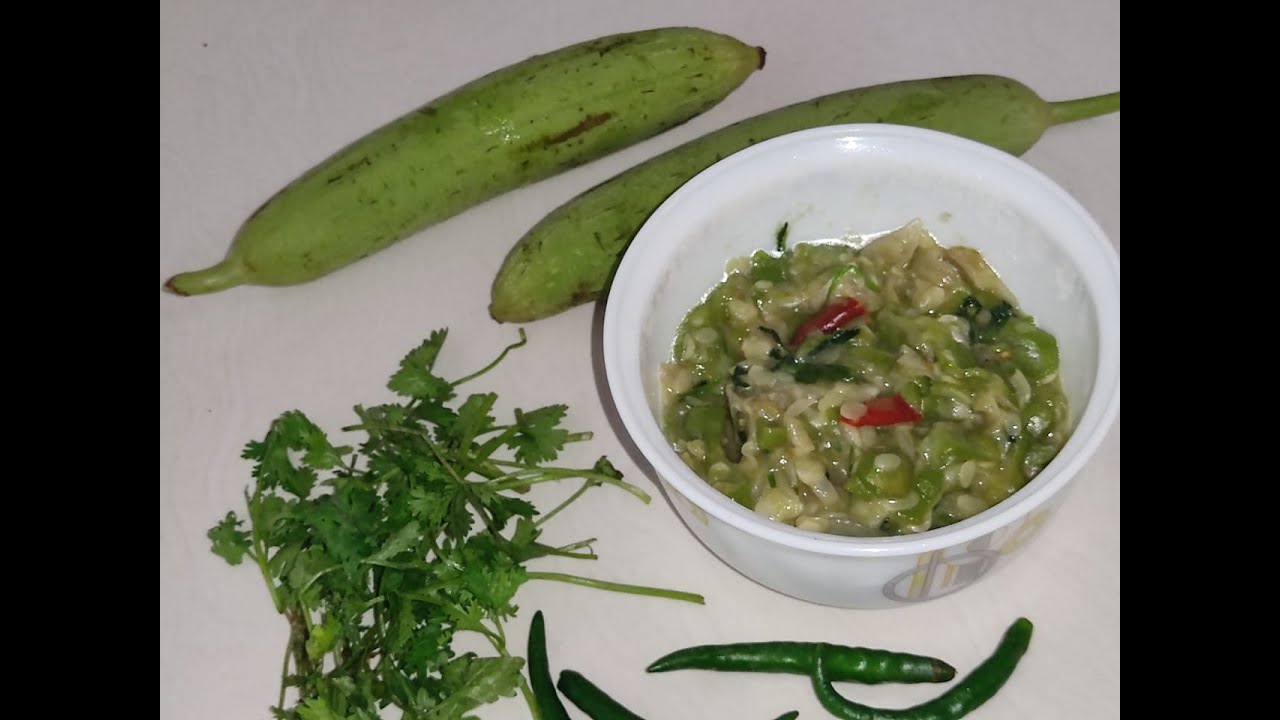 ধুন্দুল ভাজি || Dhundul vaji || ধুন্দল ভাজি || Luffa gourd Recipe(Ammur ...