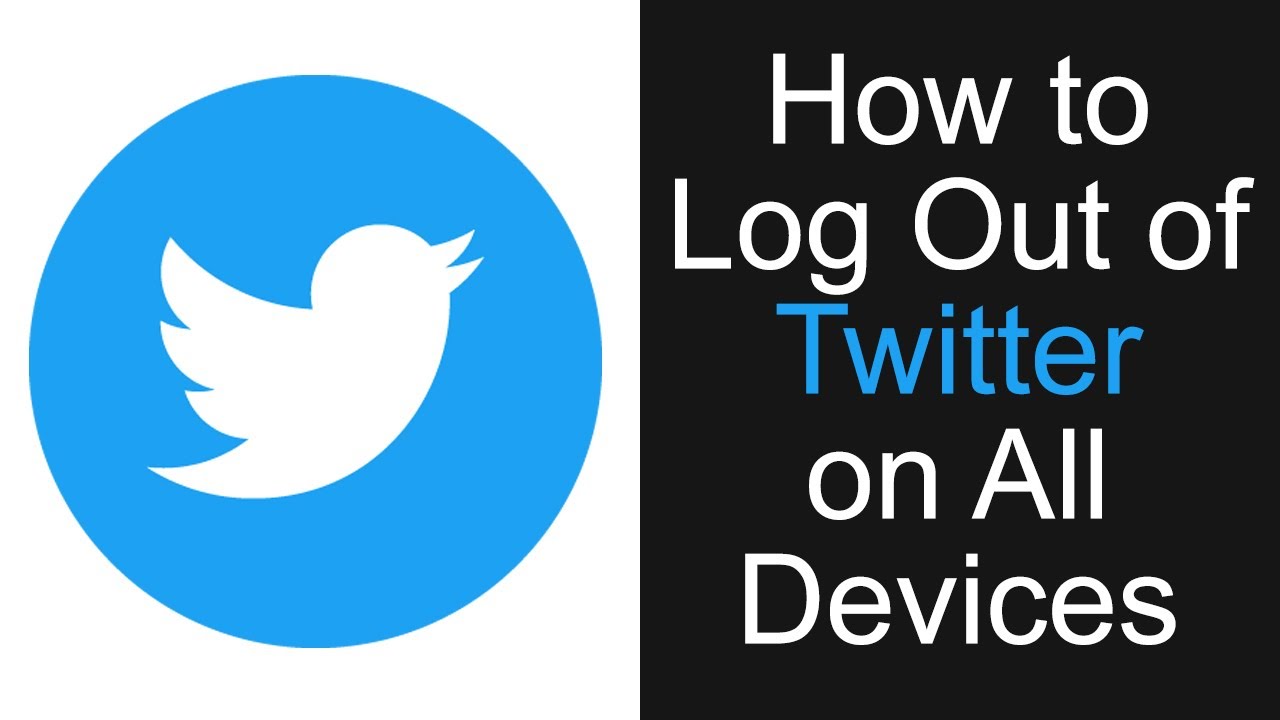 How to Log Out of Twitter On All Devices (QUICK METHOD) - YouTube