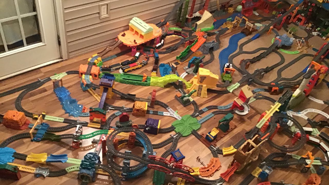 MEGA Trackmaster Layout! (August 2019) - YouTube