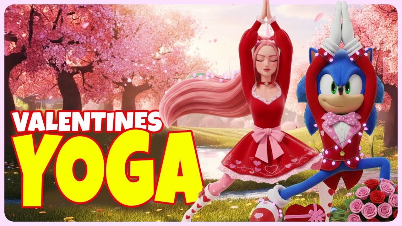 ⚡️ Valentines Day Yoga ️ Calming Brain Break for Kids ️ Inspired by ...