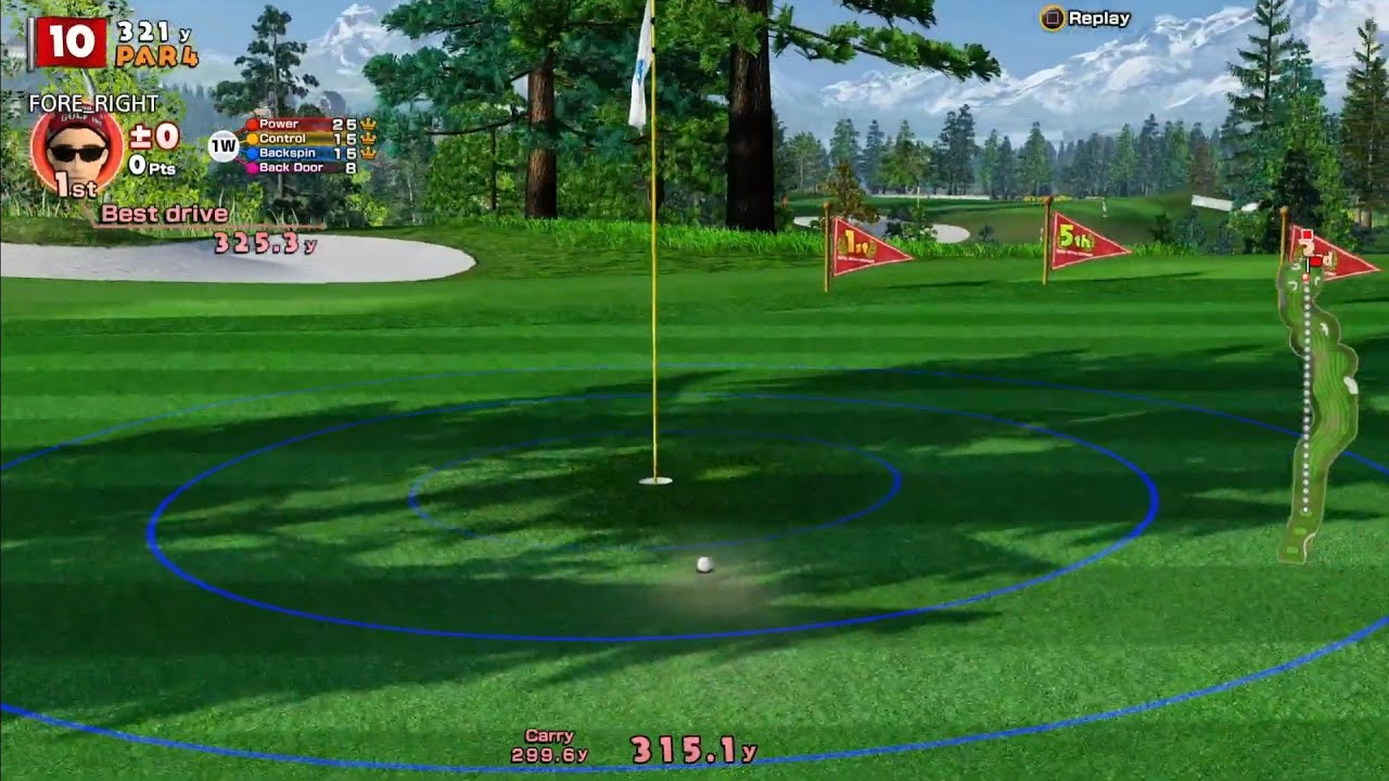 Everybody's Golf - FORE_RIGHT - Bloopers - Did It Hit An Ant? - Near ...