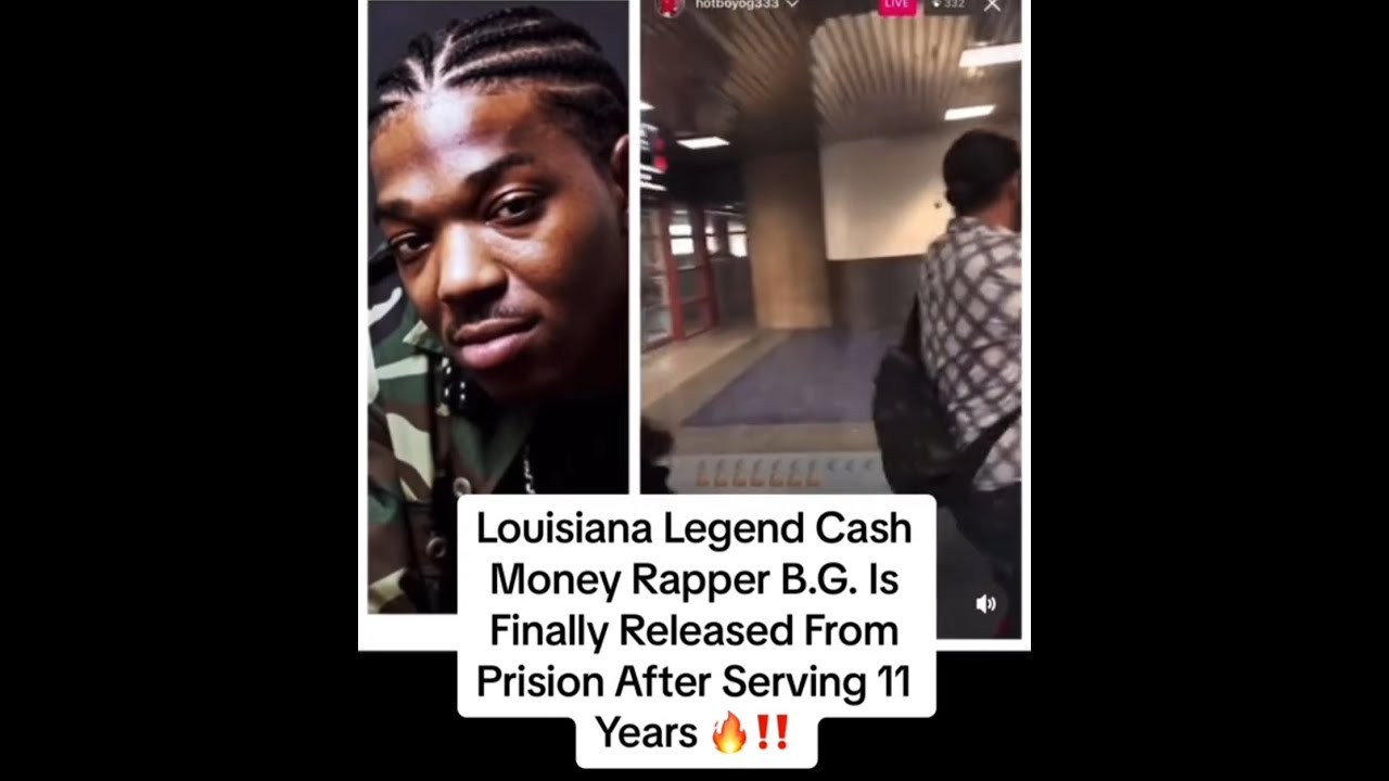 Rapper BG of Cash Money finally Released after serving 11 years - YouTube