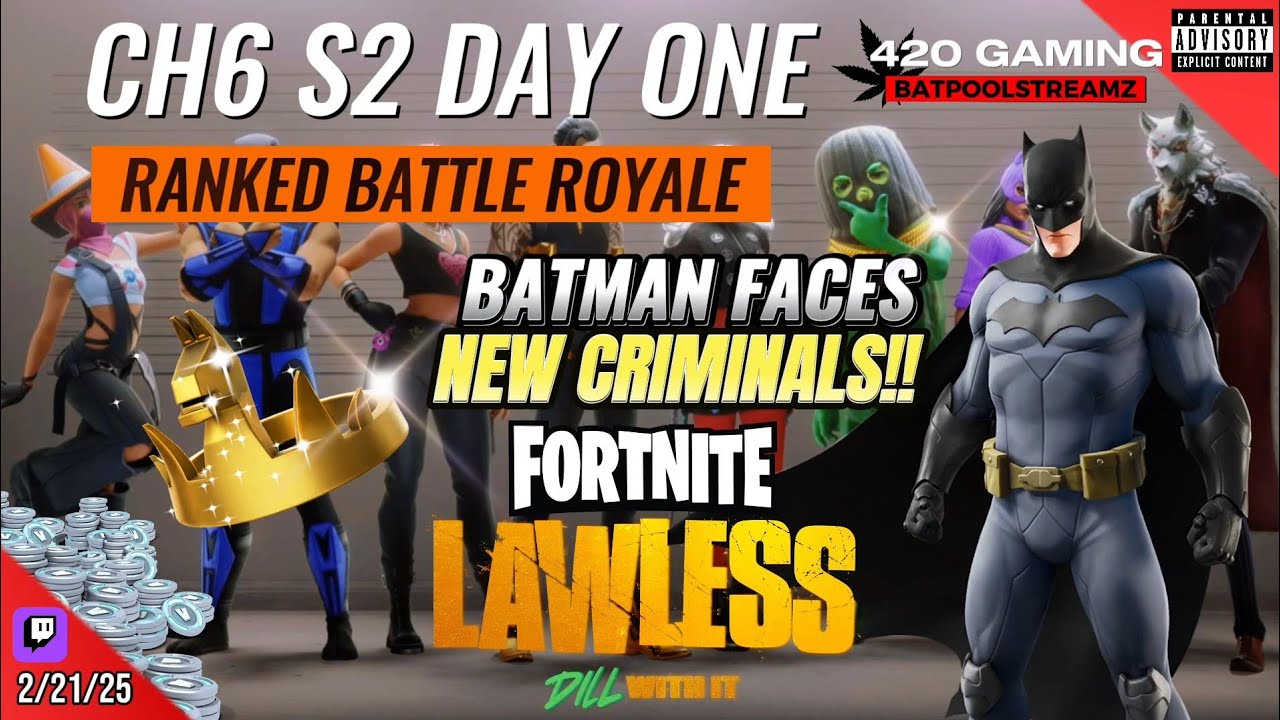 FORTNITE CHAPTER 6 SEASON 2 INSANE FIRST RANKED BATTLE ROYALE!! - YouTube