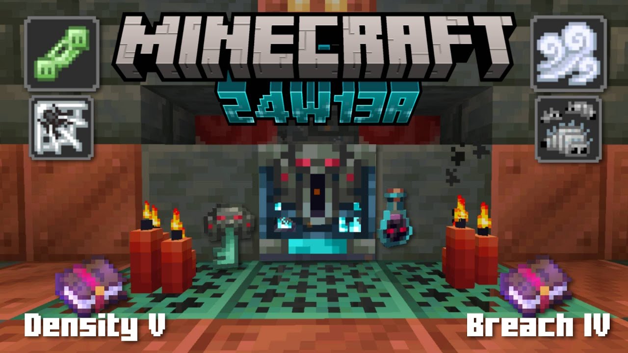 TRIALS SINIESTRAS, NUEVOS ENCANTAMIENTOS y POCIONES - Minecraft 24w13a ...