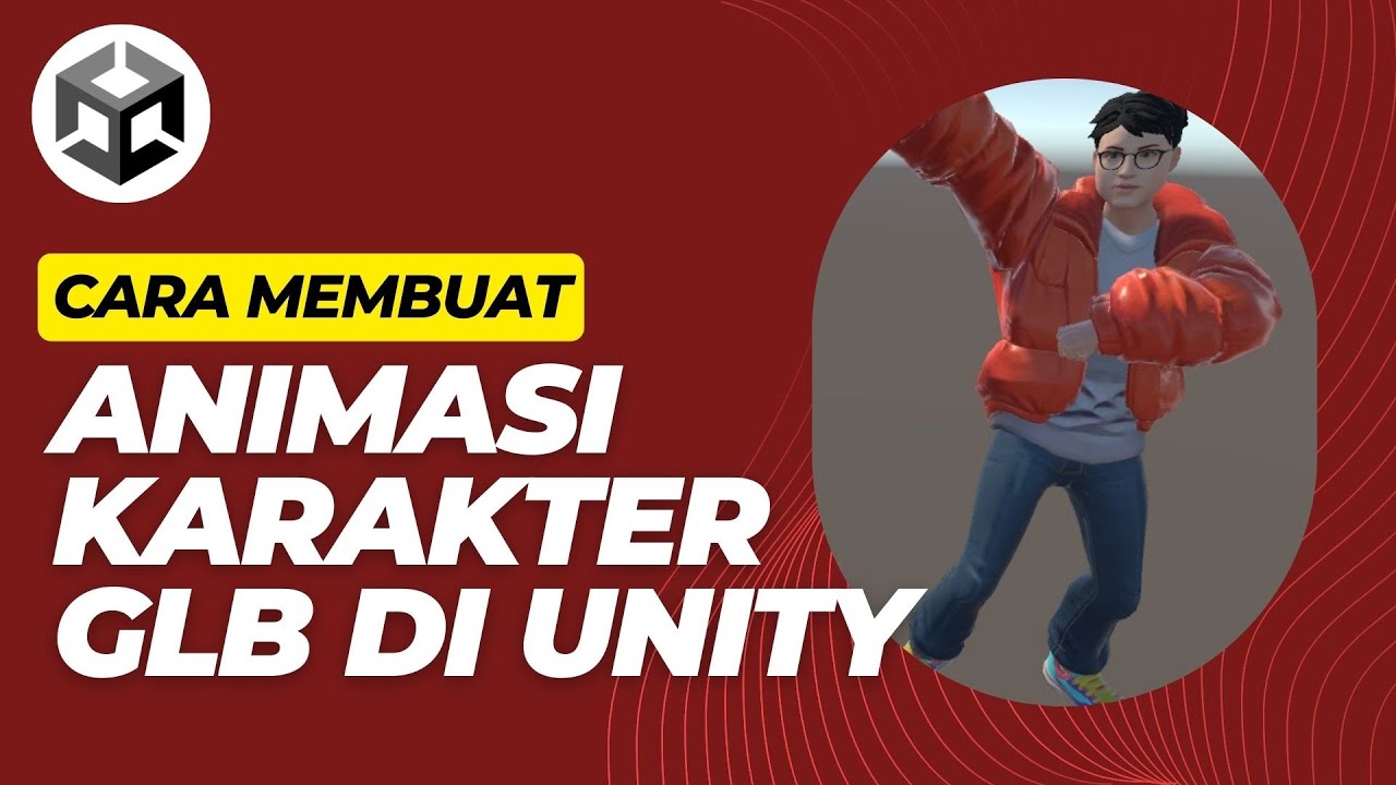 Unity Game Development - Cara Membuat Animasi Karakter GLB di Unity - YouTube