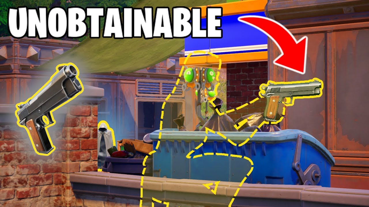 Using The Wanderer's Gray Pistol in Fortnite - YouTube