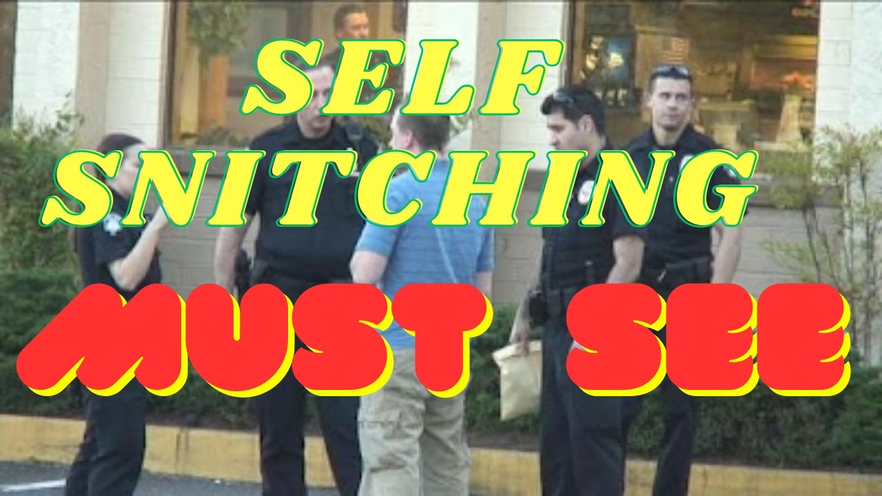 SELF SNITCHING VID - YouTube