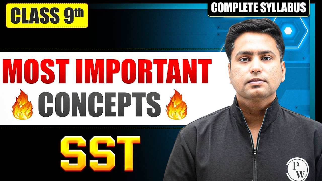 Class 9 SST Most Important Concept in One Shot | ICSE | Mission 2026 ...