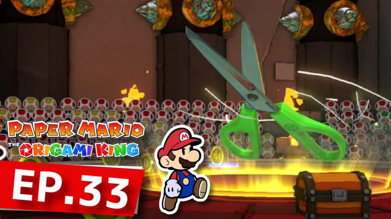 PaperMario The Origami KING : 033 The Dual-Bladed Duelist ( Scissors ...