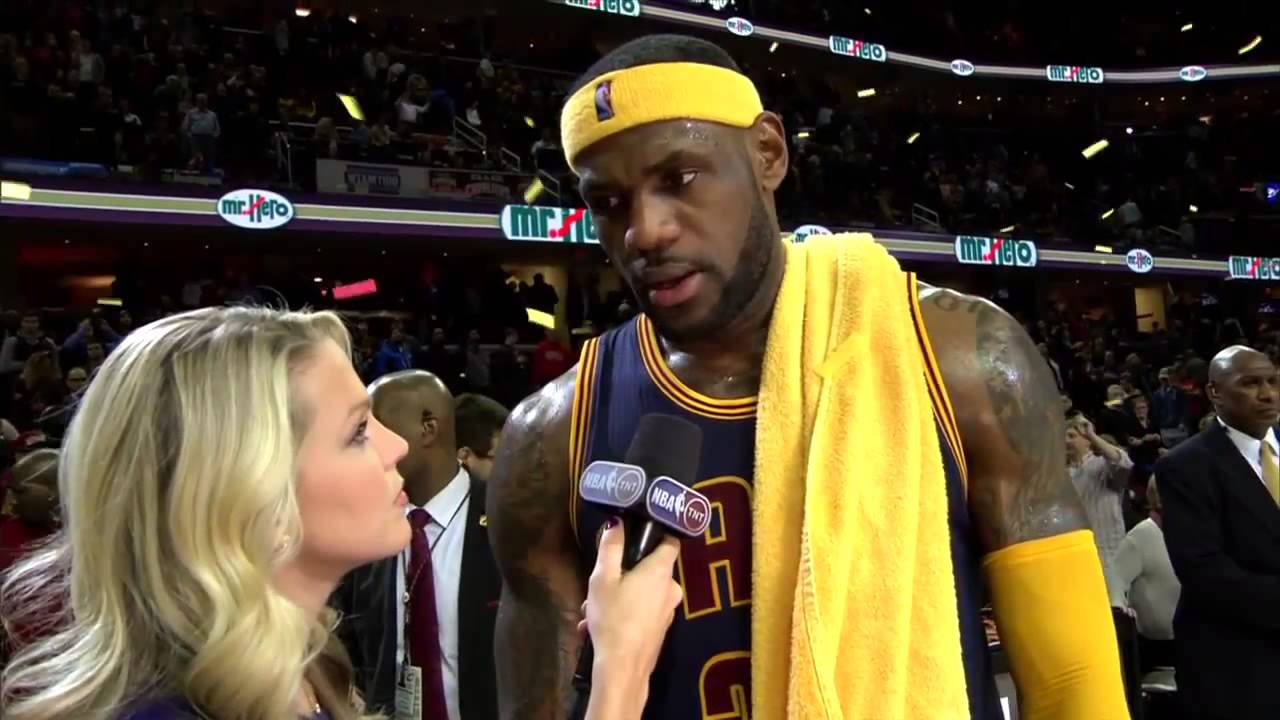LeBron James Postgame Interview | Warriors vs Cavaliers | February 26 ...