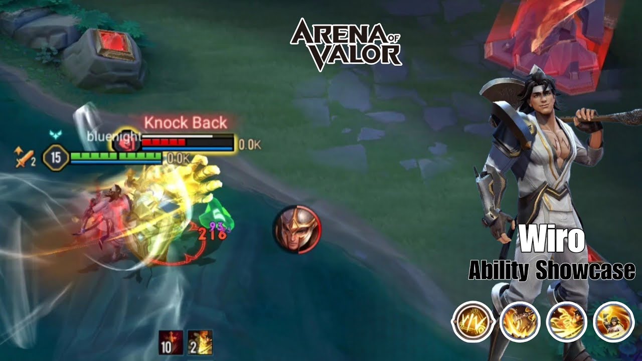 Hero Ability Showcase : Wiro | Arena of Valor - YouTube