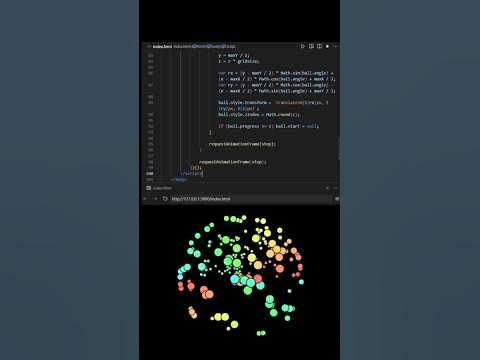 Sphere of Balls | HTML CSS - YouTube