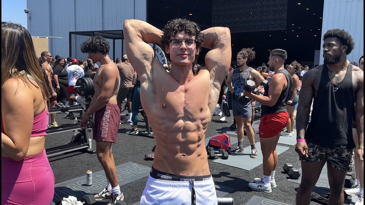 MY FIRST GYMSHARK EVENT IN LA - YouTube