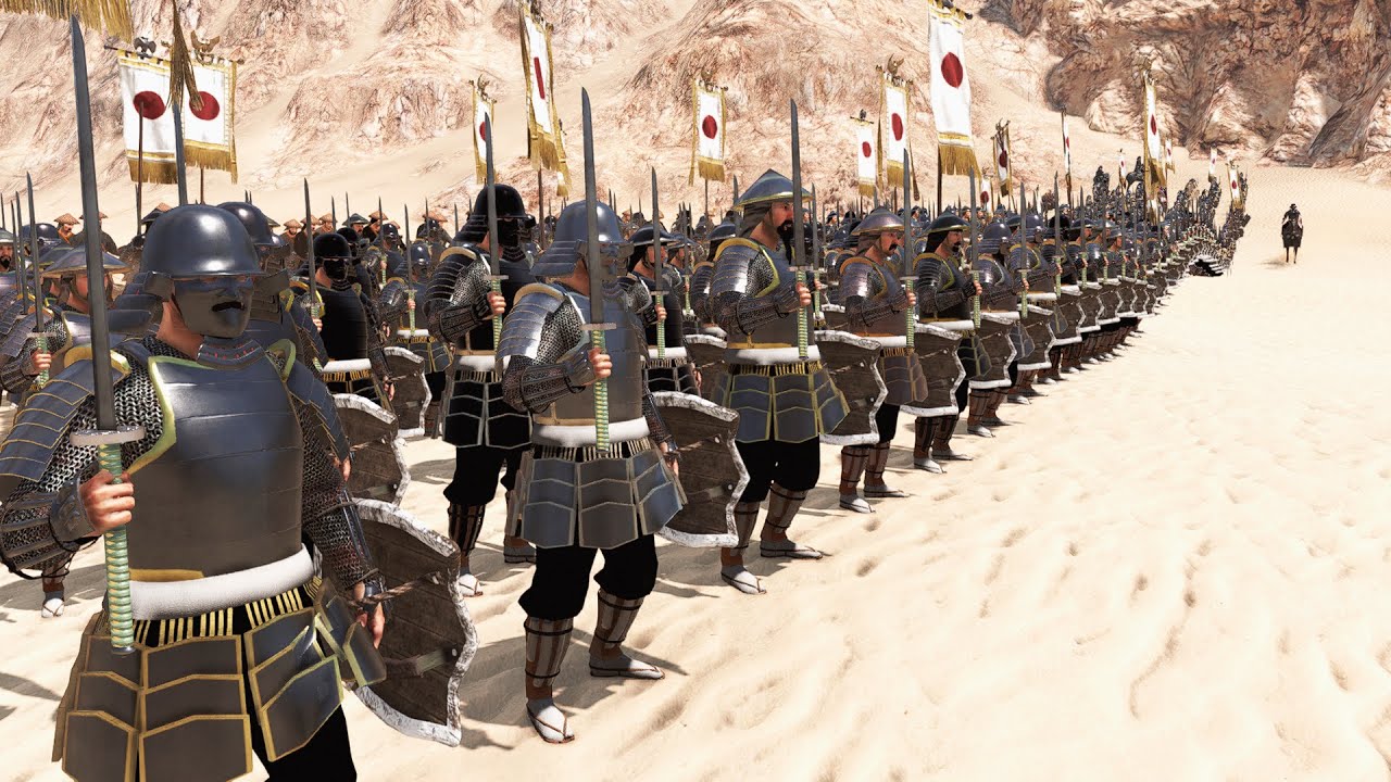 500 Samurai vs 500 Roman Legionaries – East vs West Showdown in ...
