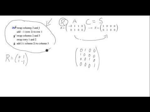 Row and Column Operation Matrices - YouTube