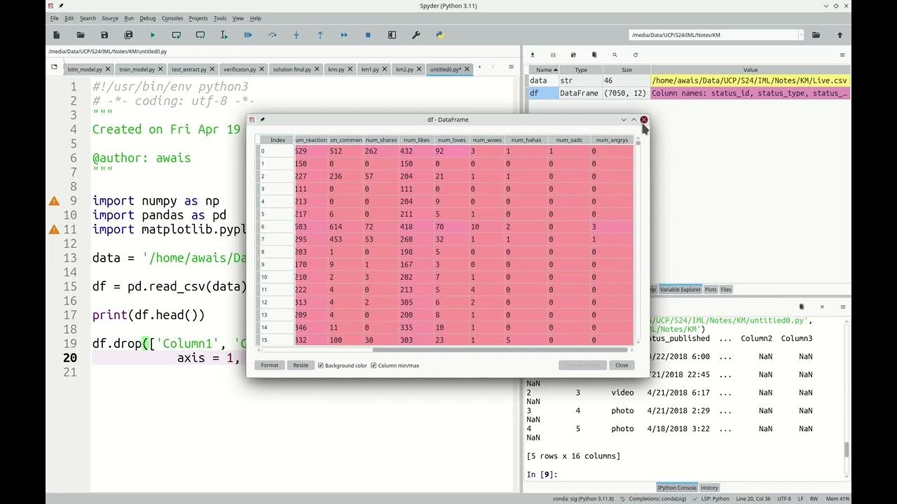 Implementing KMeans: Loading and Exploring Dataset using Pandas - YouTube