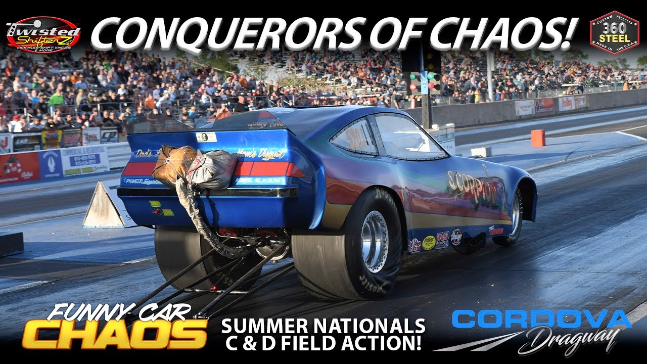 Funny Car Chaos Summer Nationals | Cordova Dragway | Wulff Pumps C & D ...