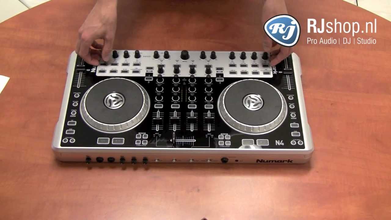Numark N4 DJ Controller Unboxing / Preview (NL) - YouTube