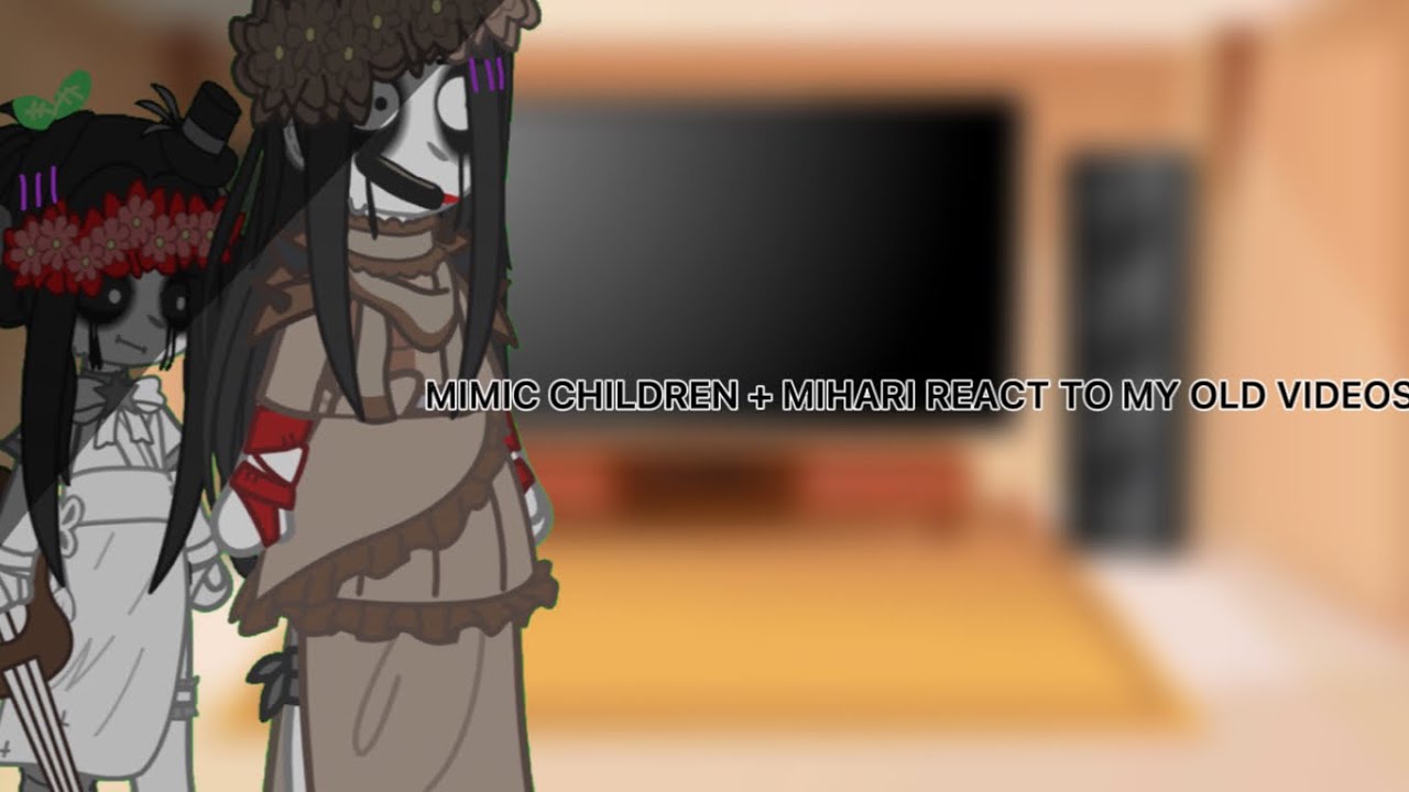 Mimic children + Mihari react to my old cringe videos :) - YouTube